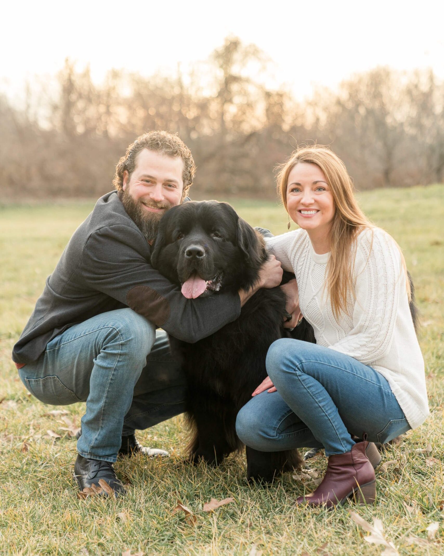 Amanda + Eric | Newfie Couples Session | Courtney Landrum